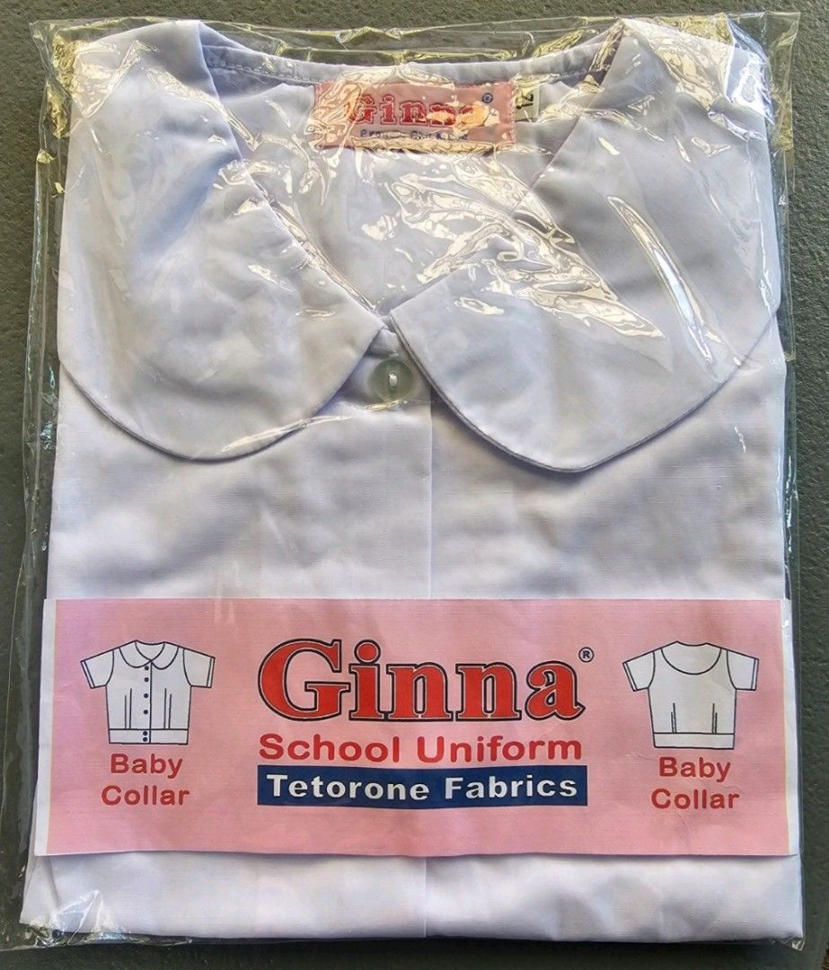 Ginna Baby Collar School Uniform White. Size 12 & 14, Babies & Kids ...