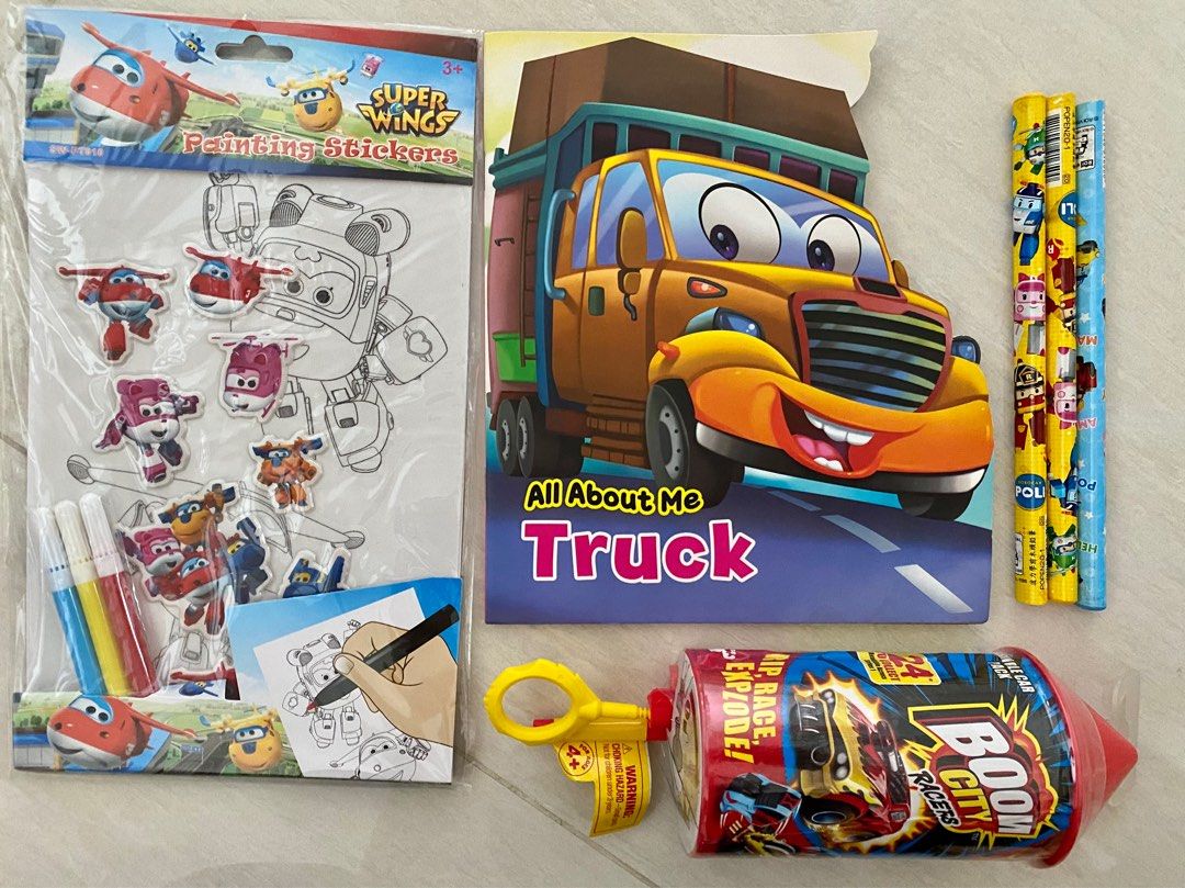 [Giving] Vehicles (Tranportation) stationery/ activity set, Hobbies & Toys, Stationery & Craft ...
