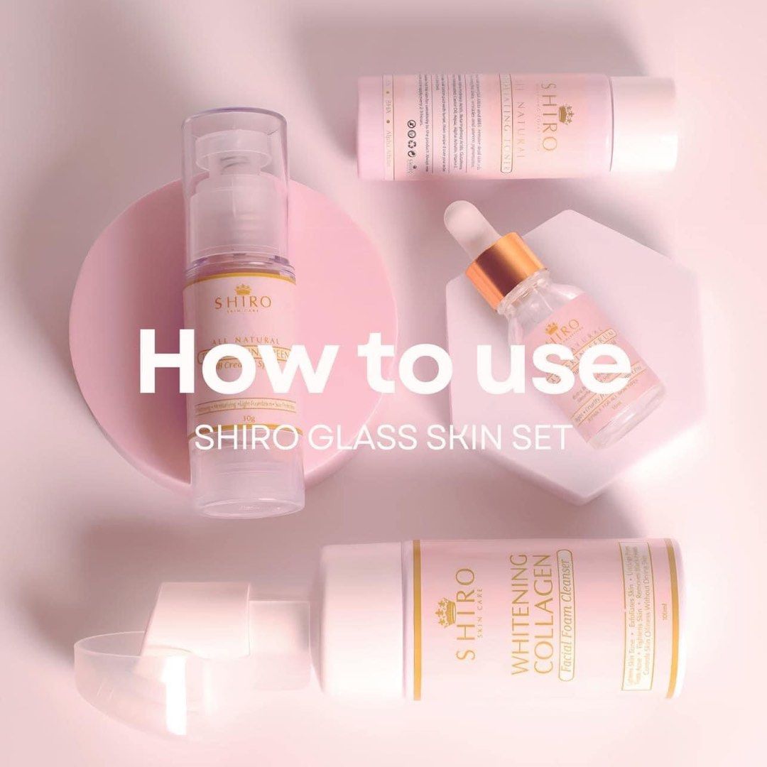 GLASS SKIN SET (SHIRO) on Carousell