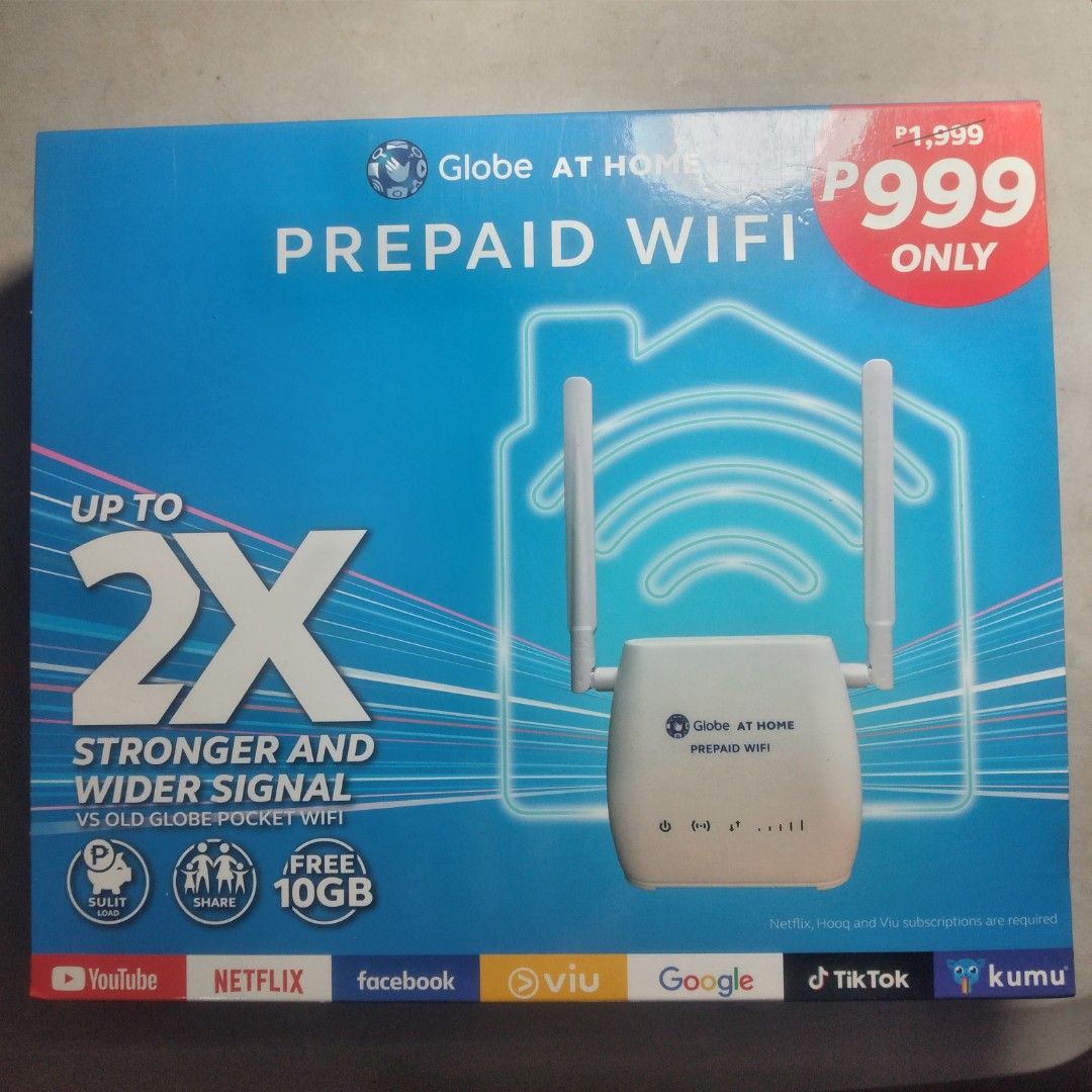 globe at home - prepaid wifi router on Carousell