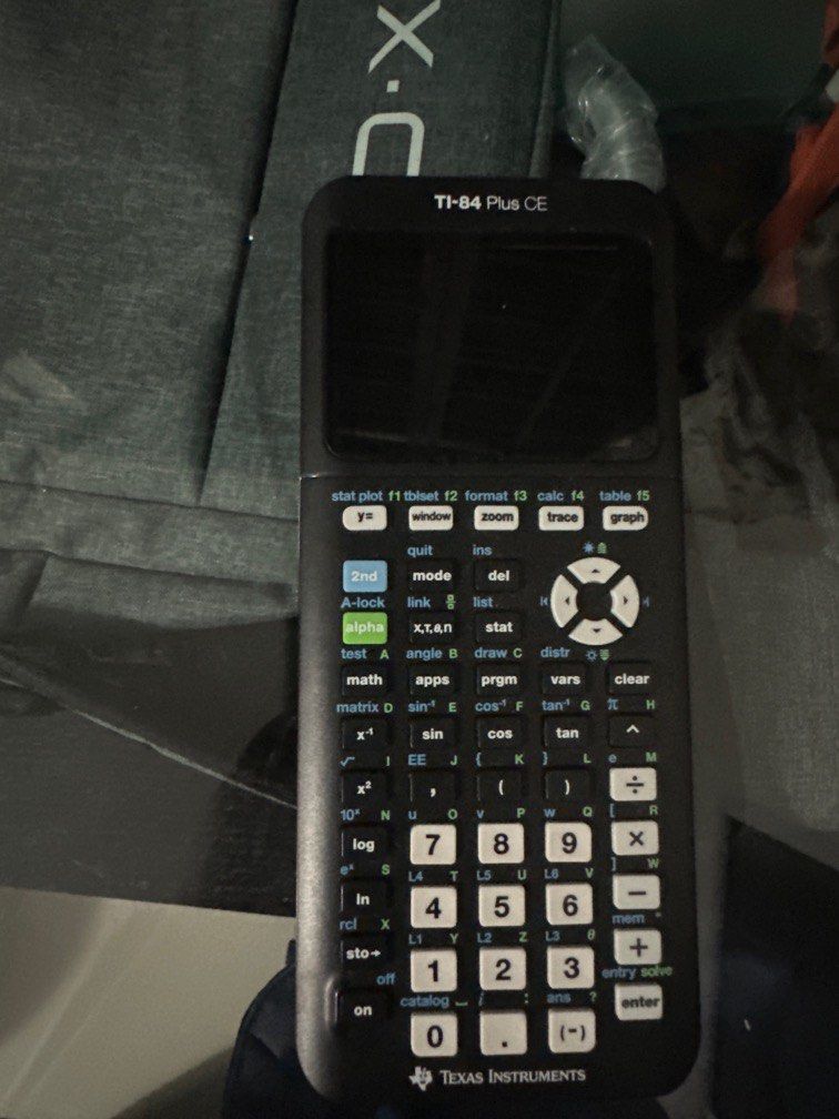 Graphic calculator TI -84 plus ce, Hobbies & Toys, Stationery & Craft ...