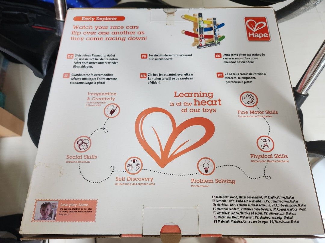 Hape fast flip racetrack, Babies & Kids, Infant Playtime on Carousell