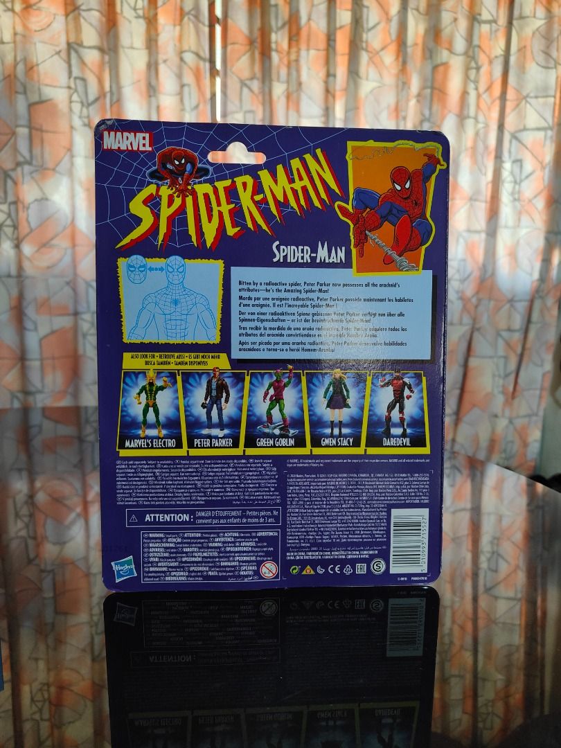 Hasbro Marvel Legends Spider-Man Retro Collection Series - Spider-Man, Hobbies & Toys, Toys ...