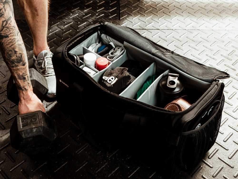 Haven duffel gym bag brandnew on Carousell