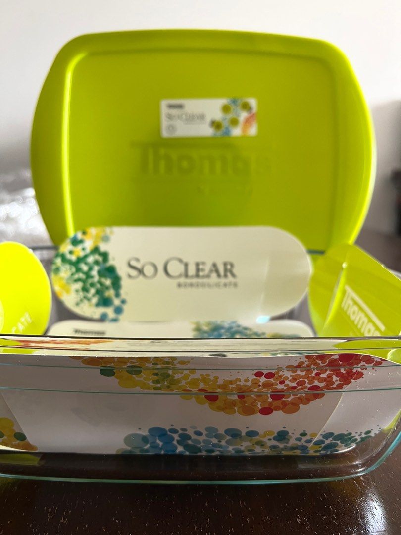 Heat resistant glass ovenware, Furniture & Home Living, Kitchenware ...