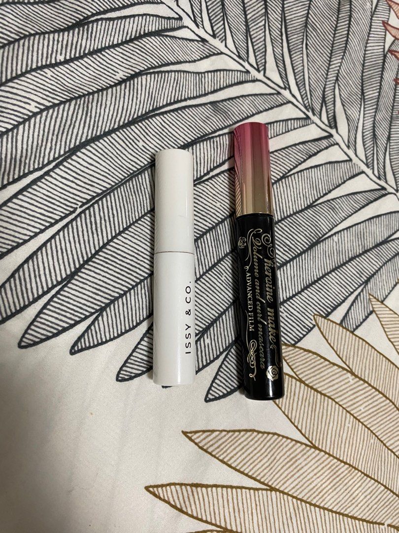 Heroine Make volume and curl mascara and Issy & co clear brow gel ...