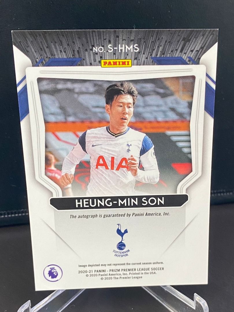 Heung-Min Son Signatures Auto 2020/21 Panini EPL Prizm - Tottenham Hotspur Captain #S-HMS ...