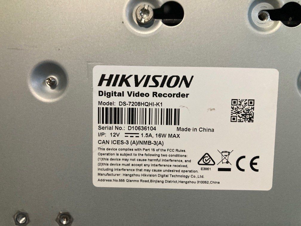 hikvision NVR All for $50, Furniture & Home Living, Security & Locks ...