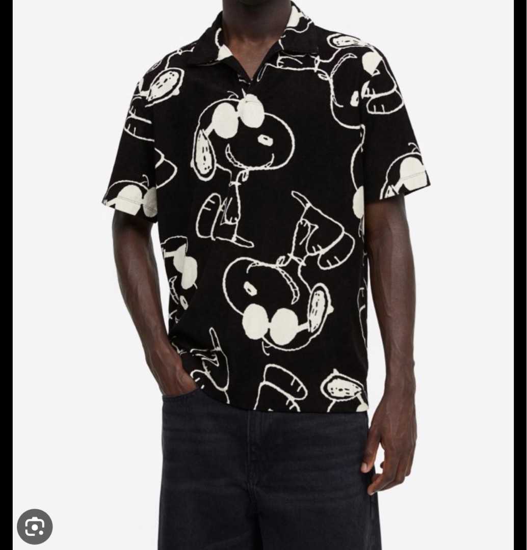 H&M Snoopy Polo Shirt (Couple), Men's Fashion, Tops & Sets, Tshirts ...