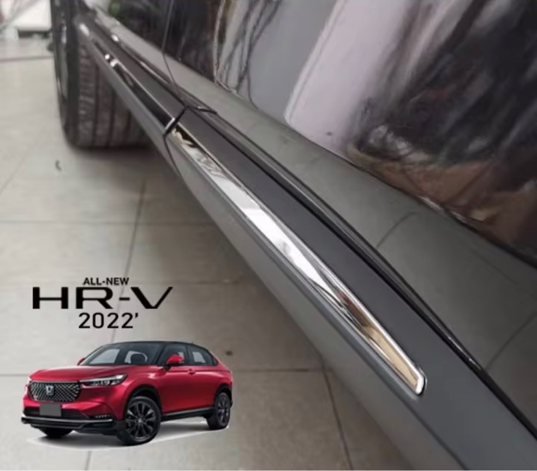 Honda Vezel / HRV Door Side Strip Chrome Garnish, Car Accessories ...