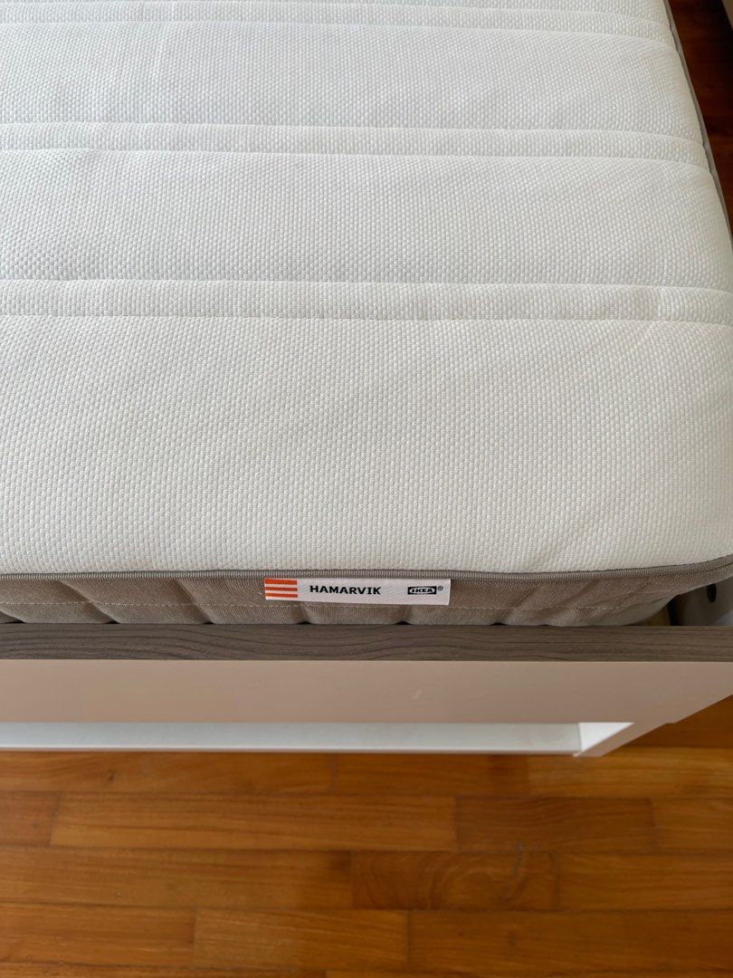 Ikea Hamarvik Queen Mattress, Furniture & Home Living, Furniture, Bed ...