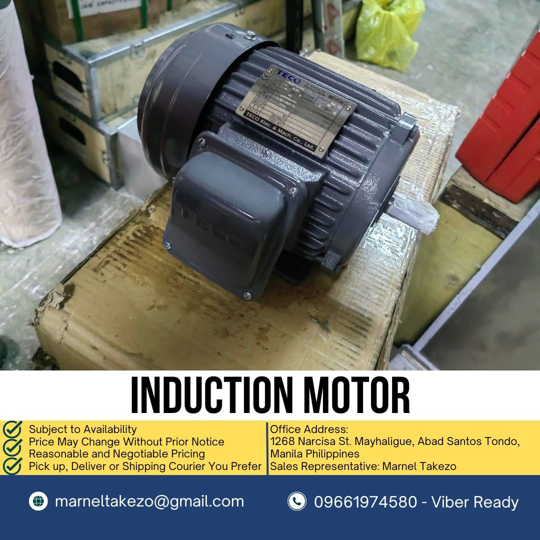 INDUCTION MOTOR, Commercial & Industrial, Industrial Equipment on Carousell