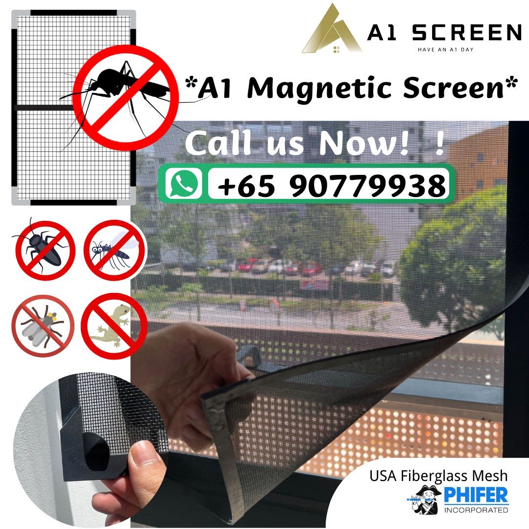 INSECT SCREEN/MOSQUITO MESH/DENGUE PREVENTION/FREE ON-SITE INSPECTION ...