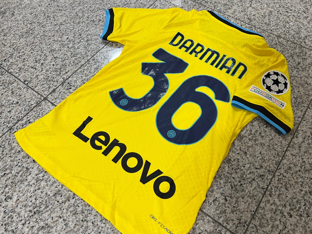 Inter Milan 22/23 Third Kit Jersey with Darmian printing, Men's Fashion ...