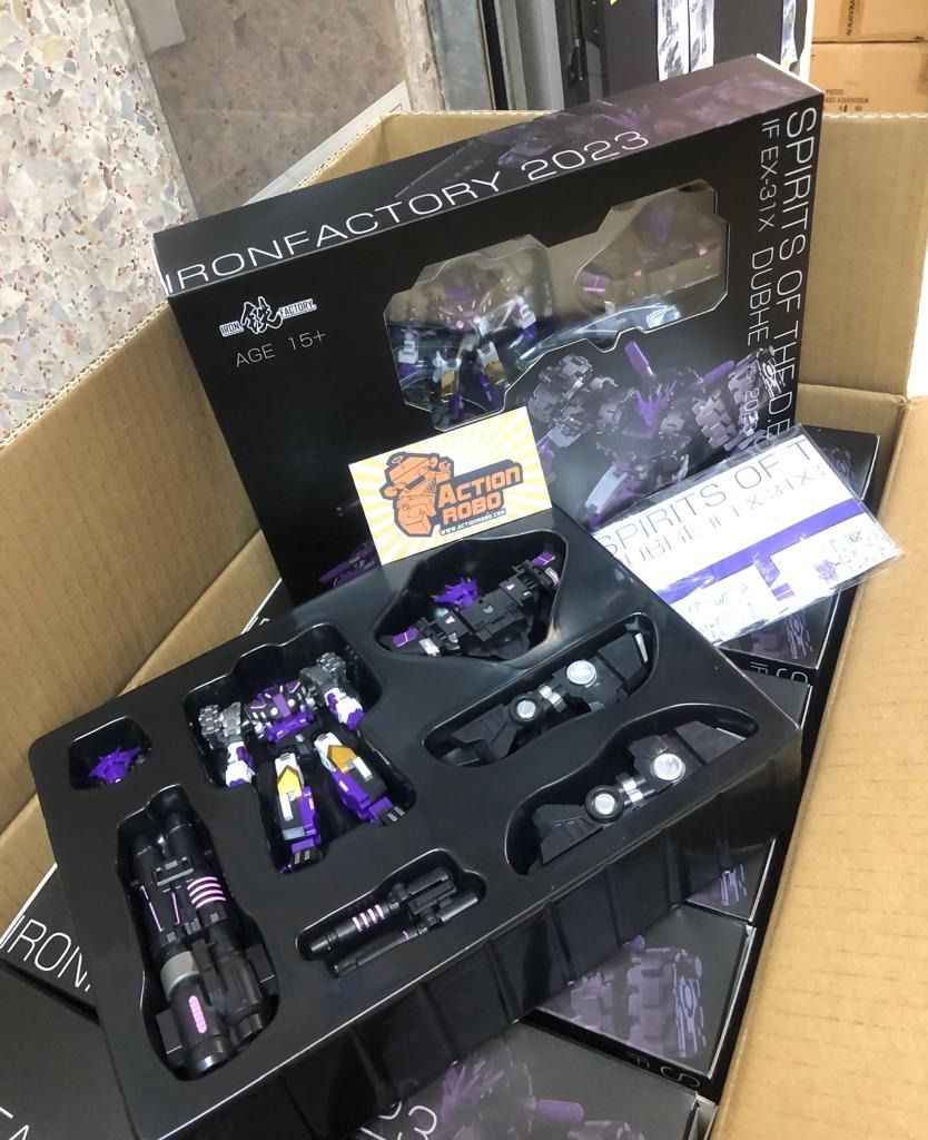Iron Factory 鐵工廠 黑狗隊 海拉斯 新配色 IF EX-34η Alkaid Eta 破軍 琉璃光 / EX-31X 貪狼 合體 ...