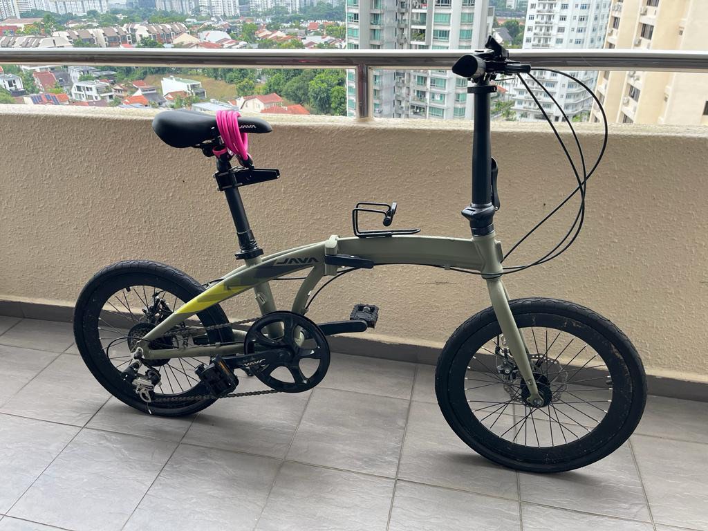 Java Zelo V2 Folding Bike, Sports Equipment, Bicycles & Parts, Bicycles ...