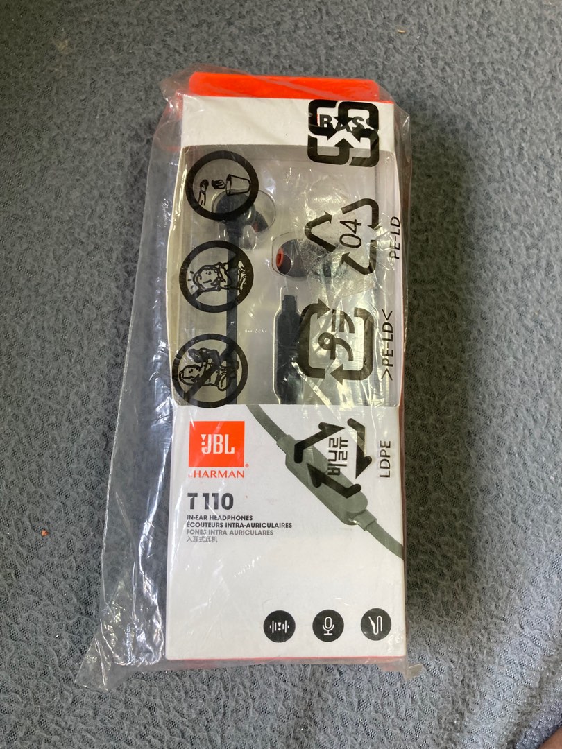 JBL TUNE 110 - In-Ear Headphone with One-Button Remote, Audio ...