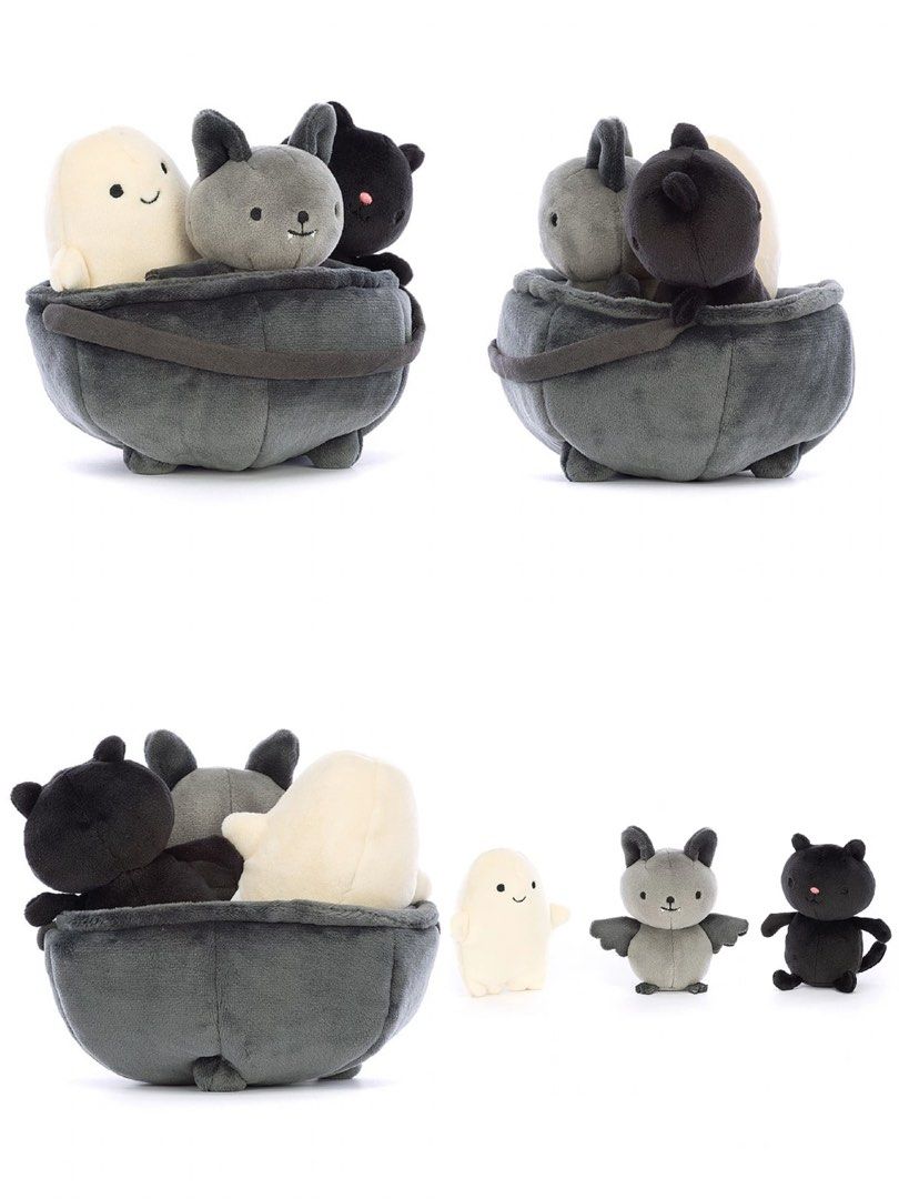 [Ready Stock] Jellycat Halloween Set Bartholomew Bear Pumpkin Skeleton ...