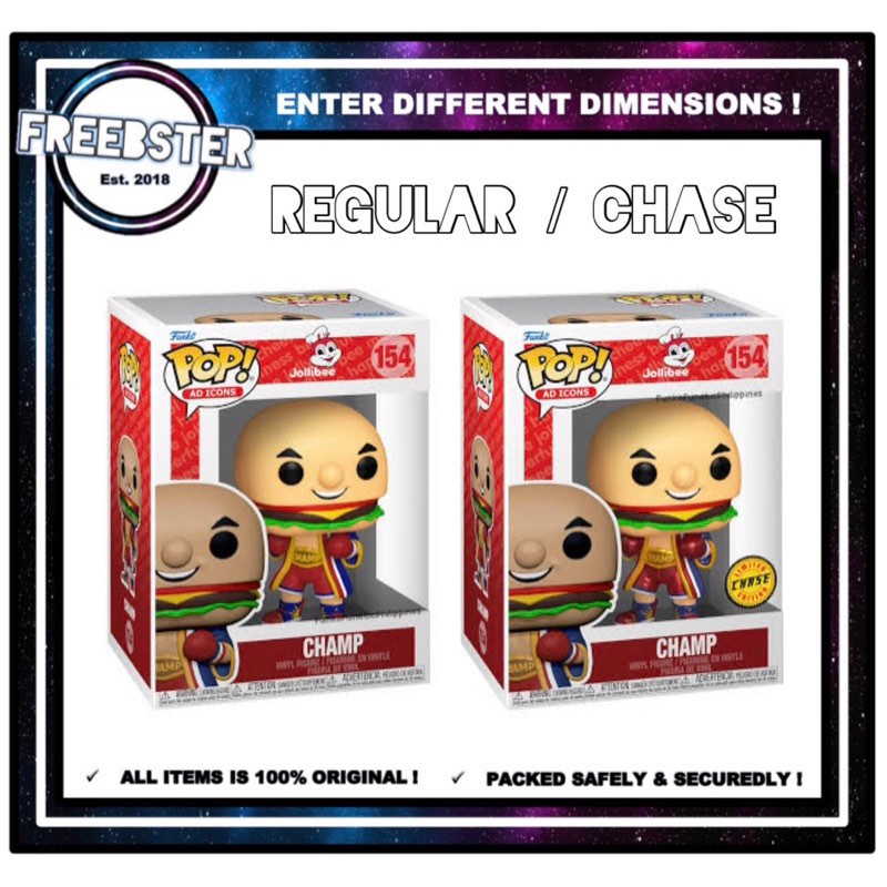 Jollibee Funko Pop (Champ Funko Pop) Jollibee Champ Funko Pop, Hobbies ...