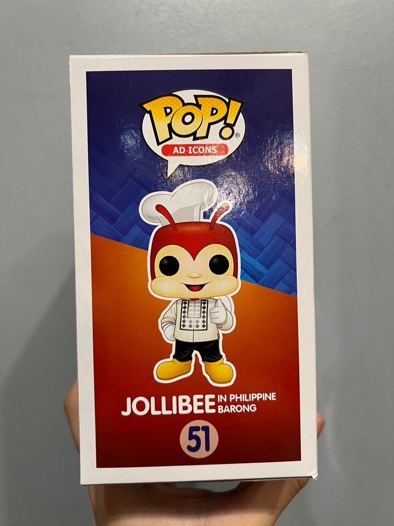 Jollibee Funko Pop (Jollibee Barong Funko Pop) Jollibee Barong Glow In ...