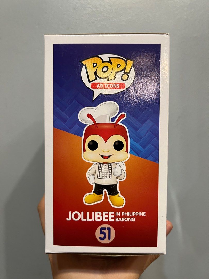 Jollibee Funko Pop (Jollibee Barong Funko Pop) Jollibee Barong Glow In ...