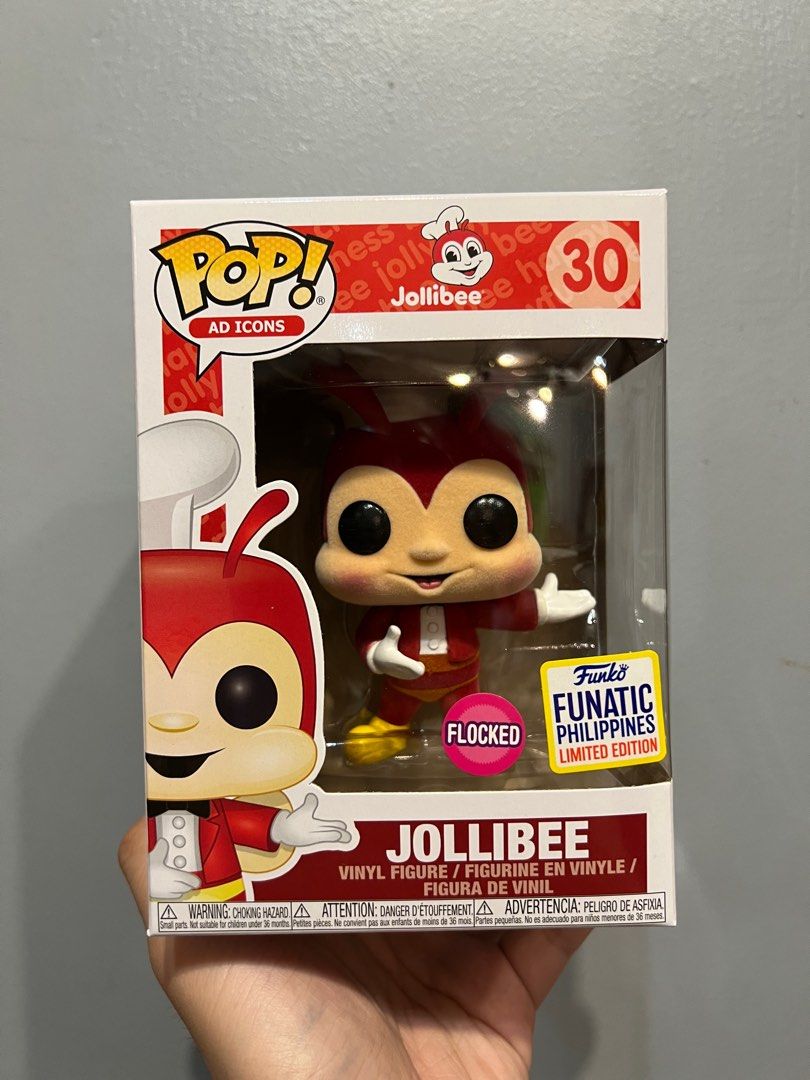 Jollibee Funko Pop (Jollibee Flocked Funko Pop), Hobbies & Toys, Toys ...