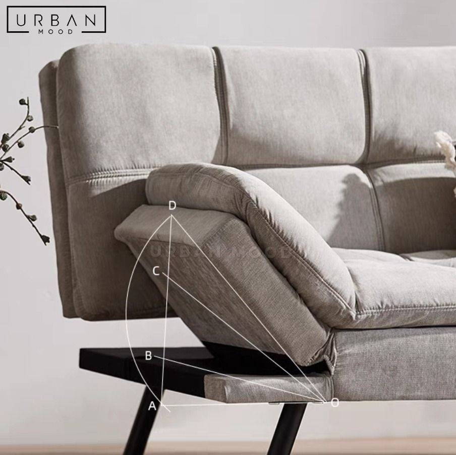 JOSHUA Modern Velvet Sofa Bed, Furniture & Home Living, Furniture ...