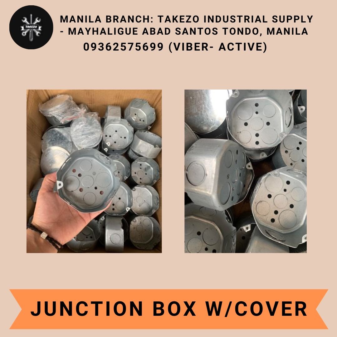 JUNCTION BOX W/COVER, Commercial & Industrial, Construction Tools ...