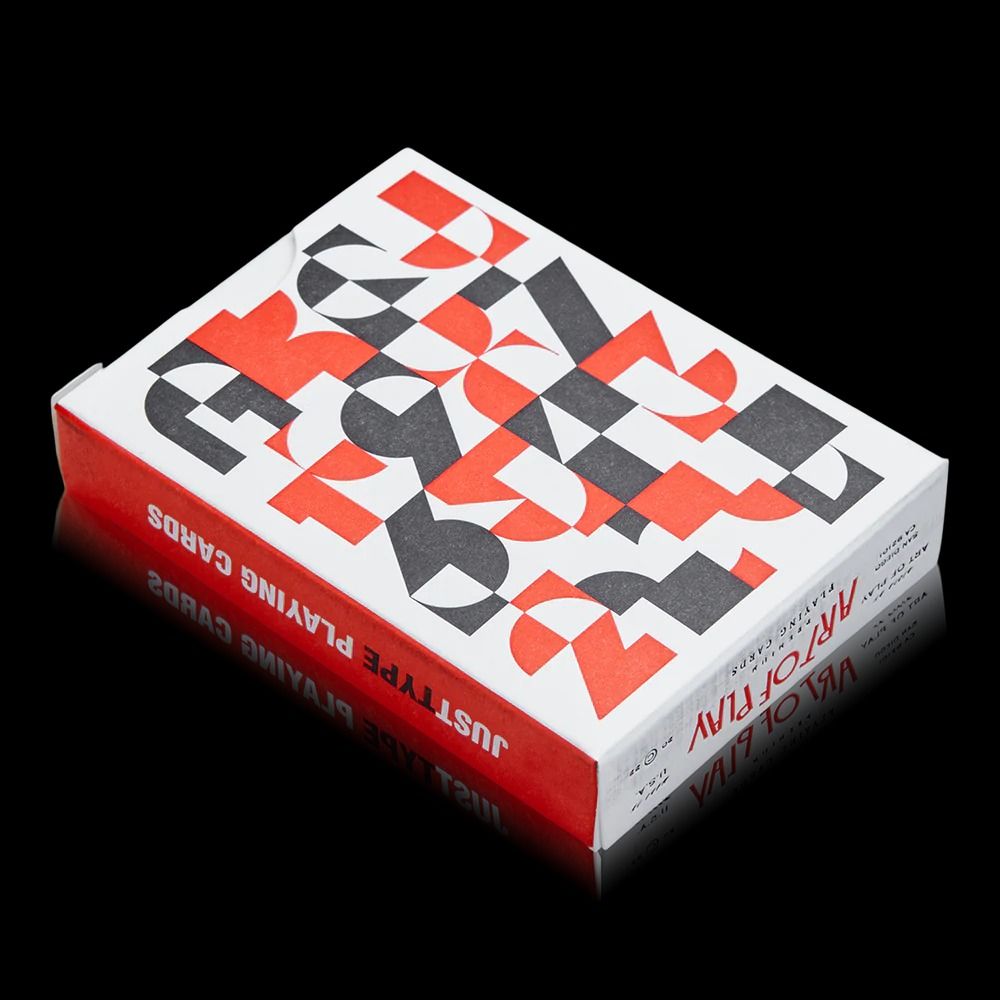 Just Type Playing Cards v1 by Art of Play, Hobbies & Toys, Toys & Games ...