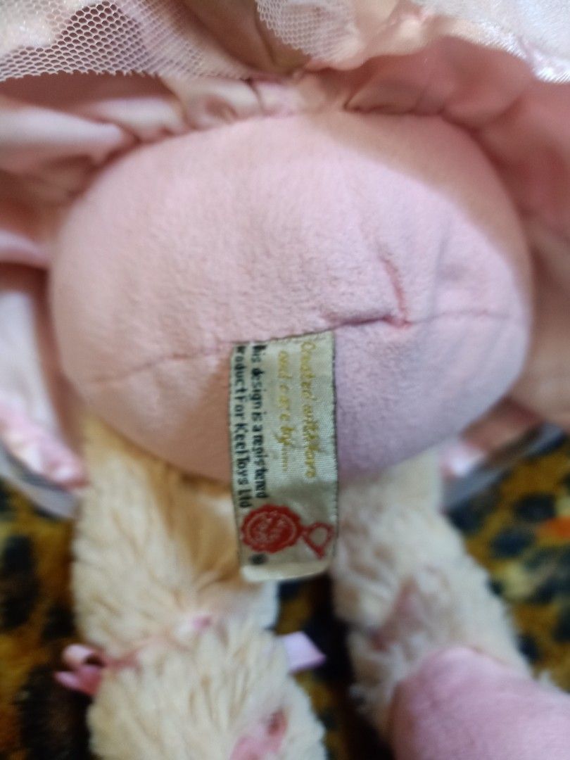 KEEL TOYS BALLERINA BUNNY / RABBIT IN FLORAL TUTU COMFORT PLUSH on ...