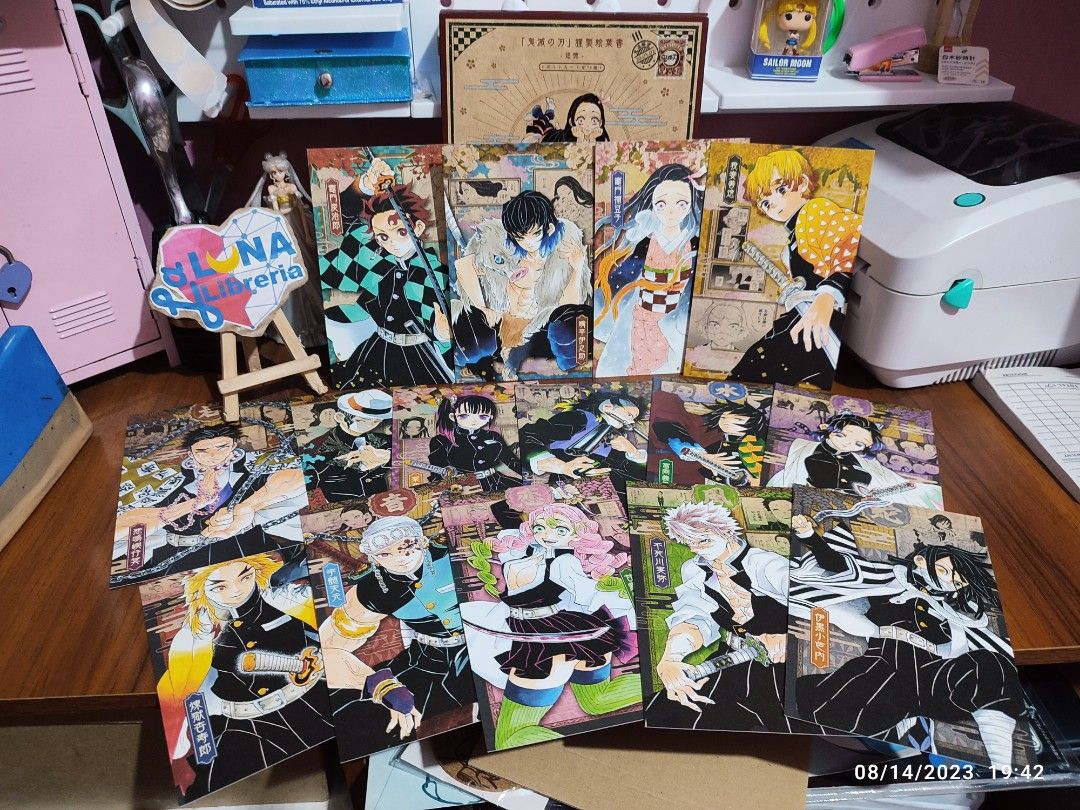 Kimetsu no Yaiba / Demon Slayer MANGA ART Postcards AUTHENTIC Shueisha ...