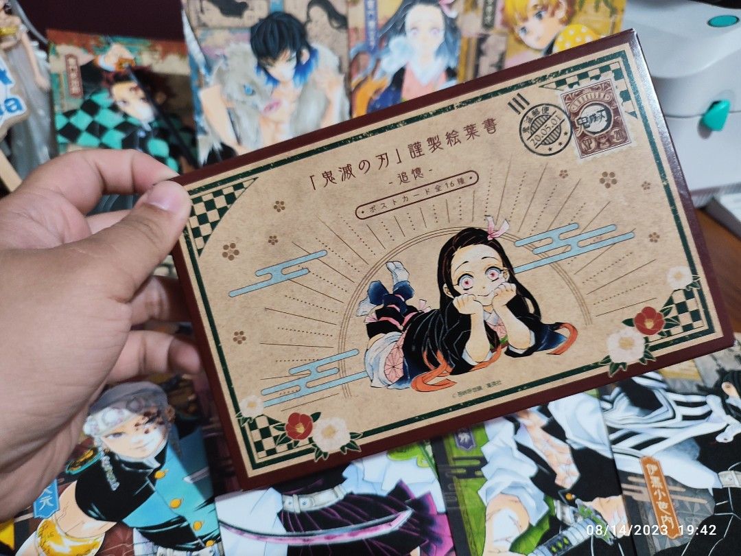 Kimetsu no Yaiba / Demon Slayer MANGA ART Postcards AUTHENTIC Shueisha ...