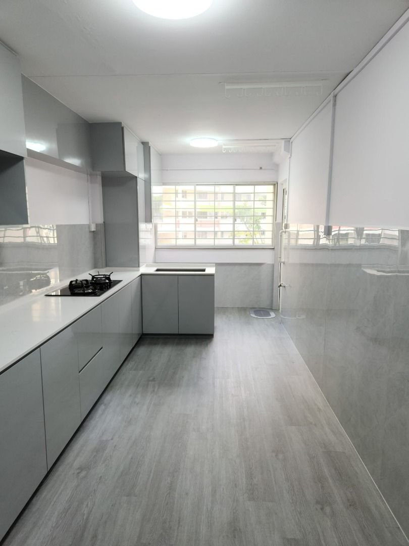 KITCHEN WALL PANEL PVC RIGID BOARD & VINYL FLOORING PACKAGE, Furniture ...