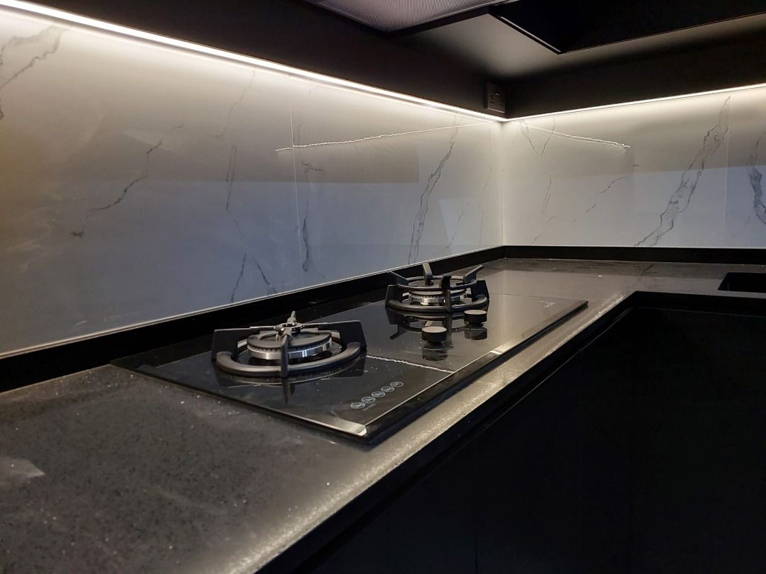 KITCHEN WALL PANEL PVC RIGID BOARD & VINYL FLOORING PACKAGE, Furniture ...