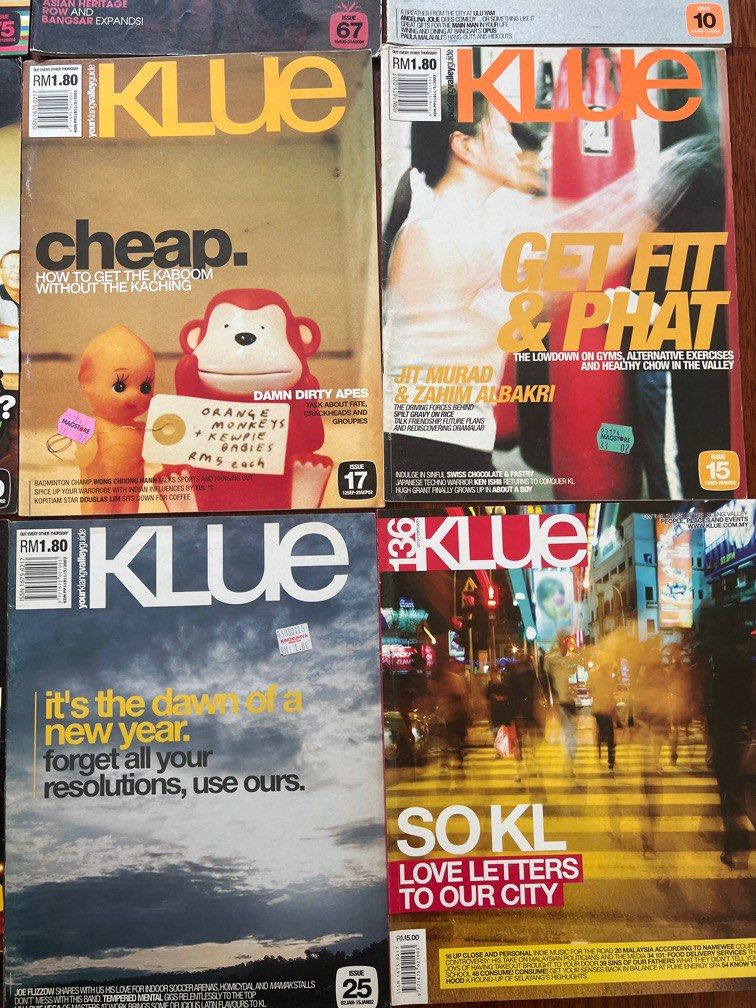 KLUE magazine (KL 2000s music / lifestyle), Hobbies & Toys, Books ...