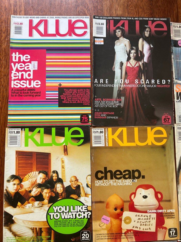 KLUE magazine (KL 2000s music / lifestyle), Hobbies & Toys, Books ...