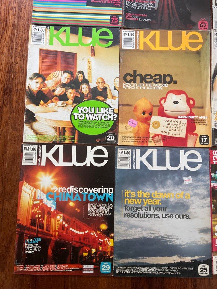 KLUE magazine (KL 2000s music / lifestyle), Hobbies & Toys, Books ...