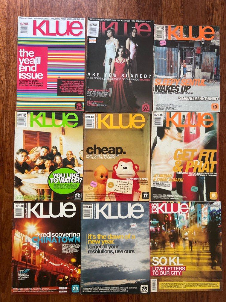 KLUE magazine (KL 2000s music / lifestyle), Hobbies & Toys, Books ...