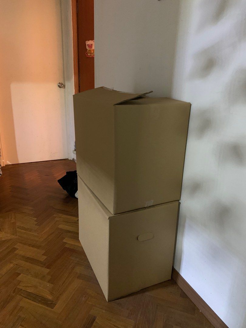 Large house moving boxes 60x40x50, Furniture & Home Living, Home ...