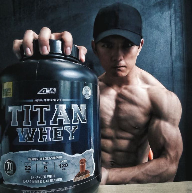 AGYM Titan Whey ( Premium Protein Isolates ) expiry 2024, Health ...