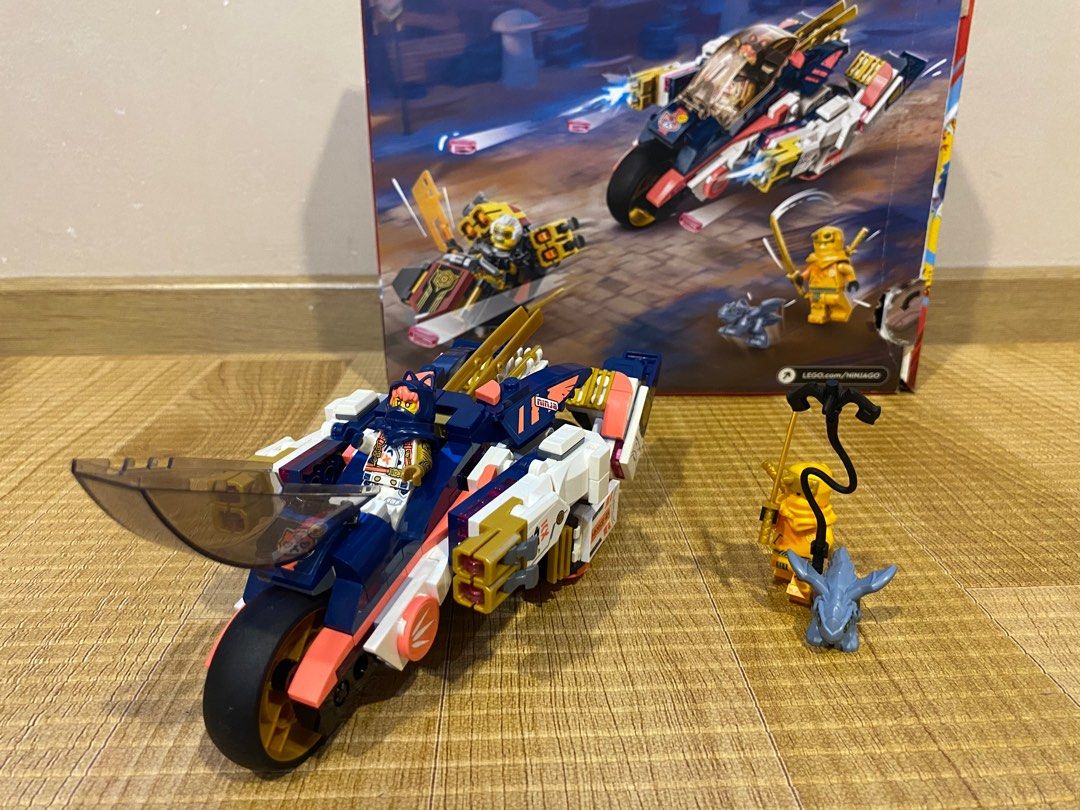 LEGO NINJAGO Dragons Rising 71792 Sora’s Transforming Mech Bike Racer ...