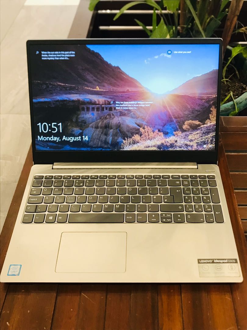 LENOVO IDEAPAD 330S (81F5) CORE i5 8TH GEN,8GB RAM,256GB SSD,INTEL UHD GRAPHICS 620,NO ISSUE ...