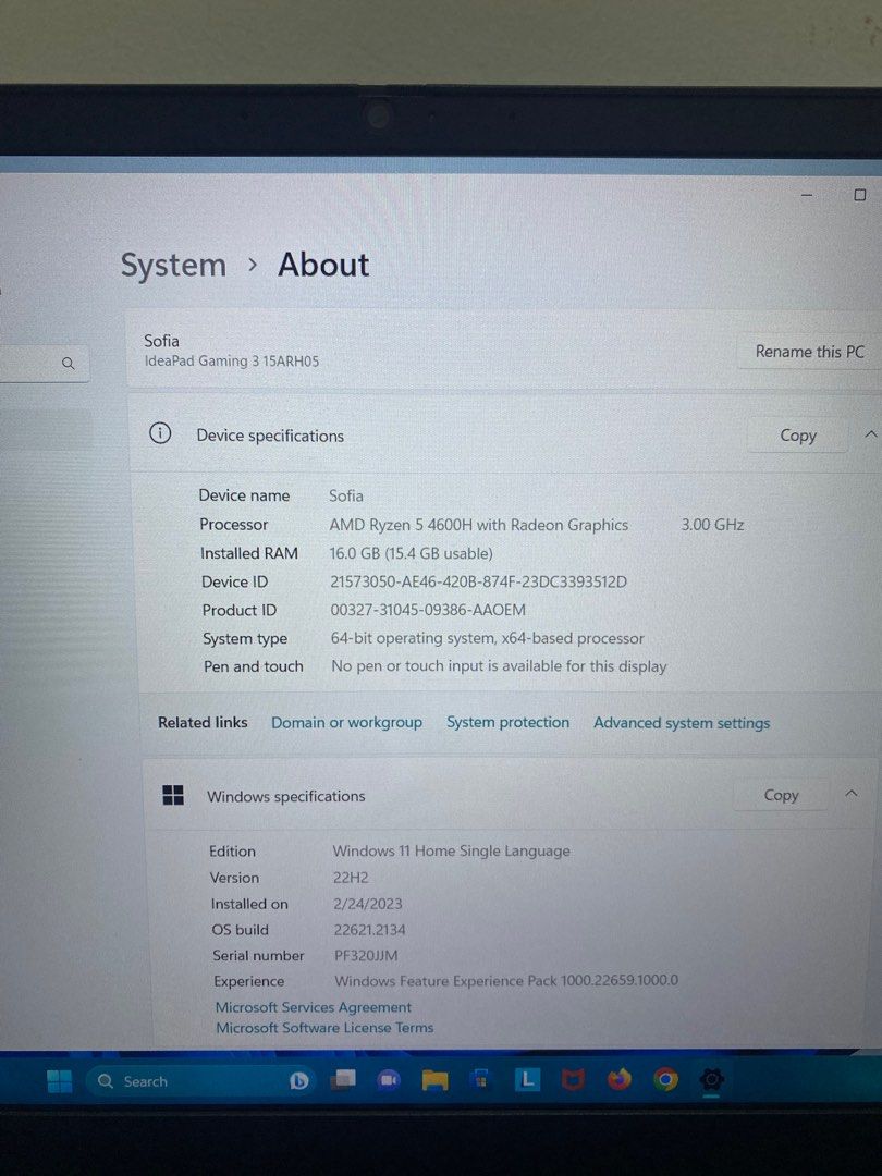 Lenovo IdeaPad Gaming 3, Computers & Tech, Laptops & Notebooks on Carousell