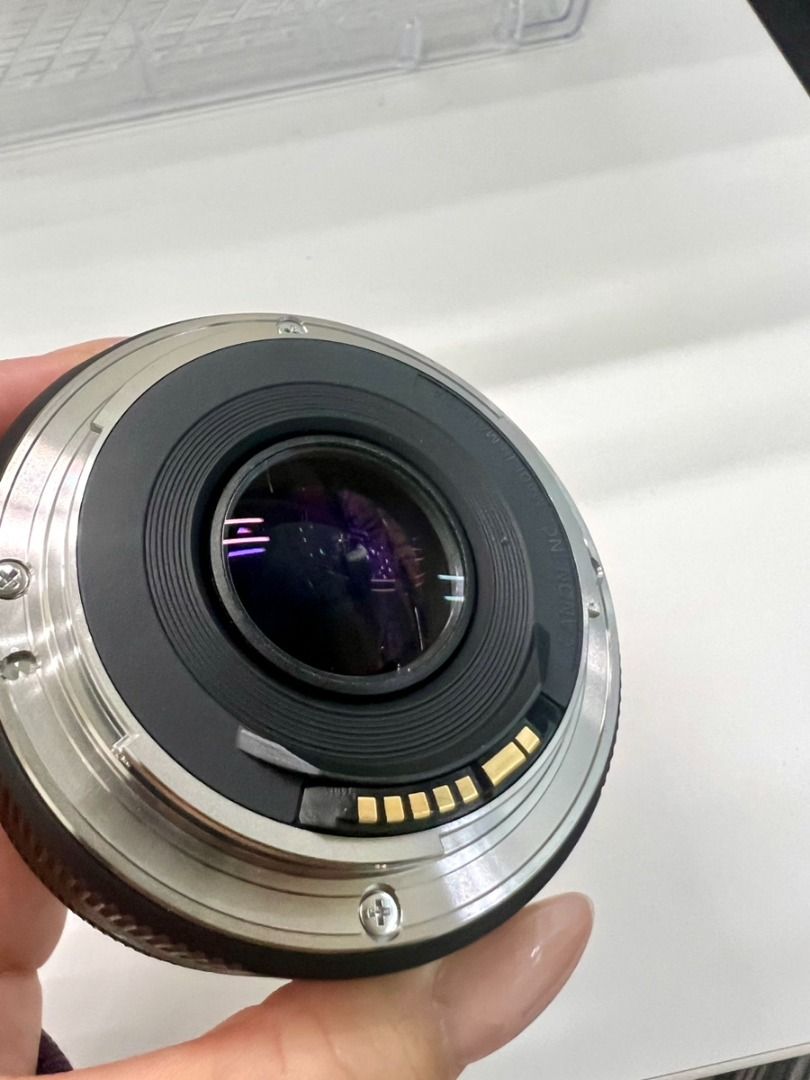 【Lens Defect】Canon EF LENS 50mm STM, Photography, Lens & Kits on Carousell