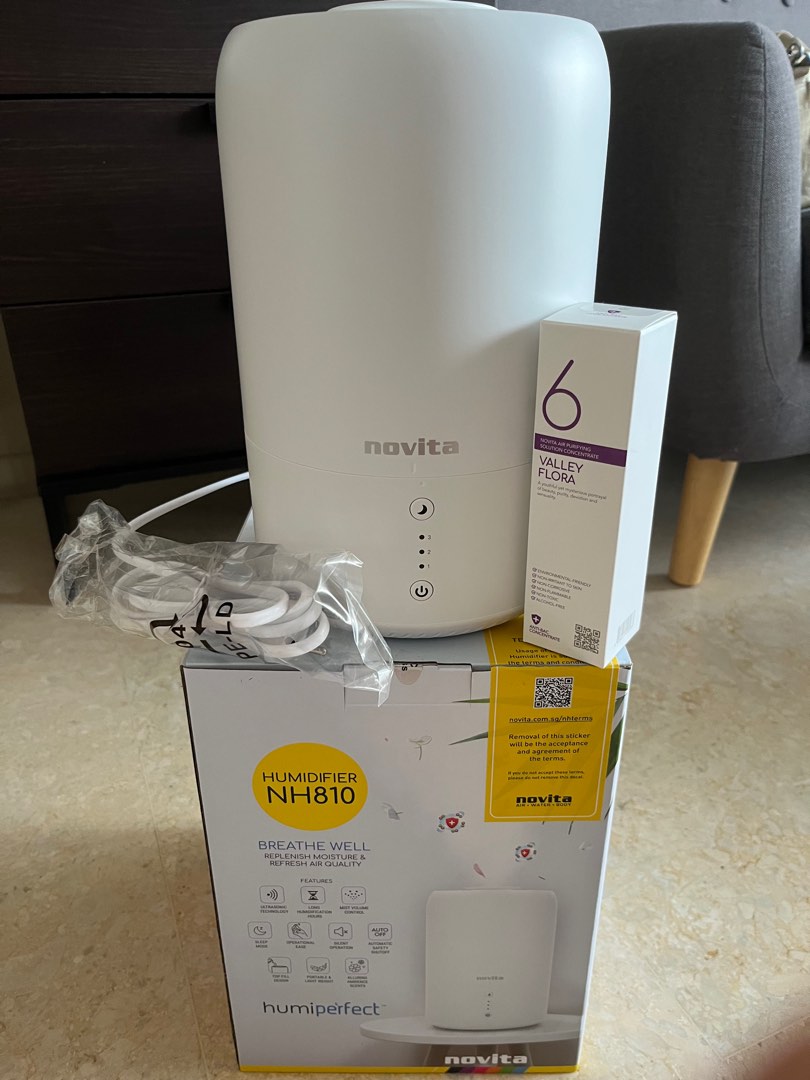 (Brand New) Novita Humidifier & Aroma Diffuser NH810 with Free Air Purifying Anti-Bacterial Oil ...