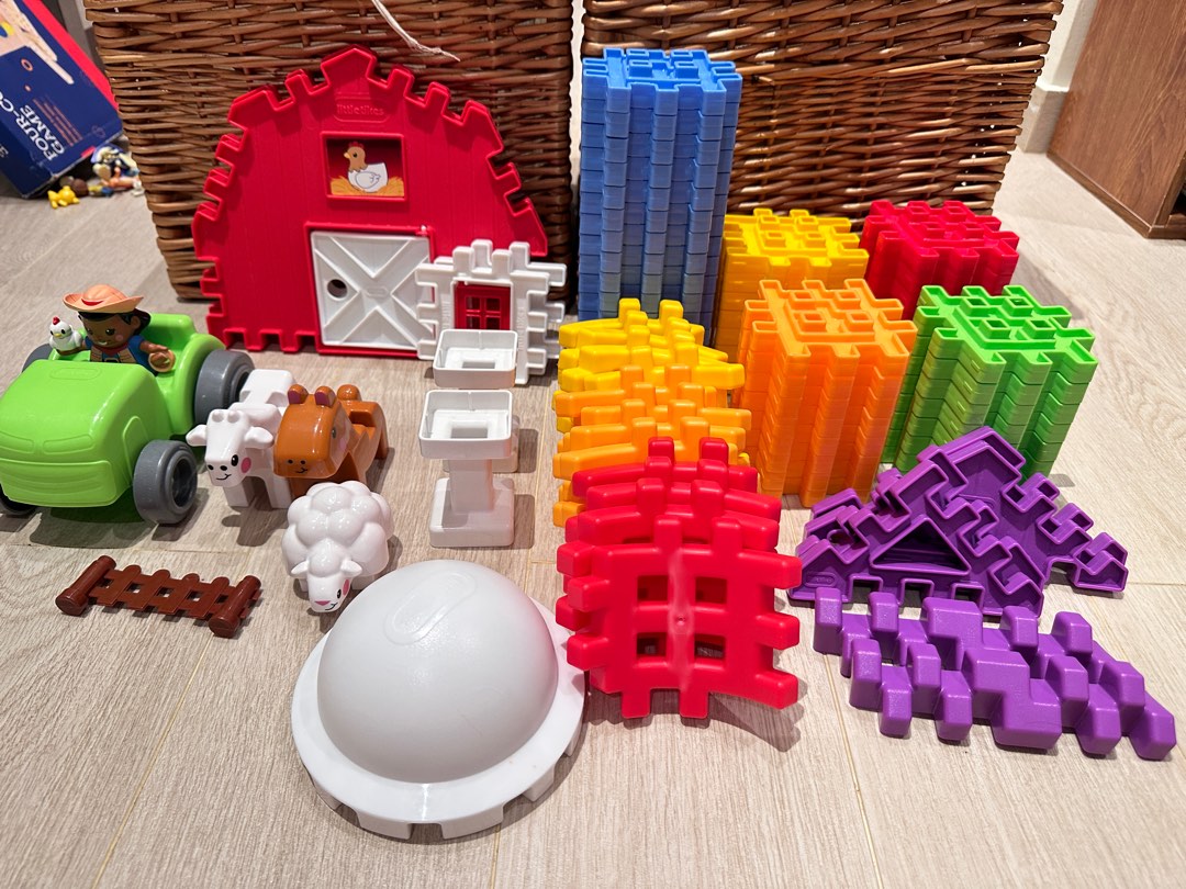 Little Tikes Waffle Blocks Farm Set, Hobbies & Toys, Toys & Games on ...