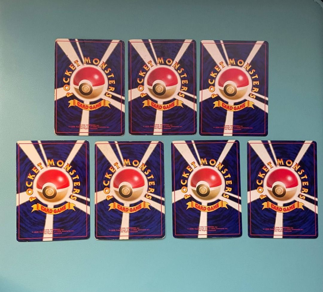 [LP - HP] Pokemon Japanese Old Back Holos - Pokemon Card Game Japanese ...