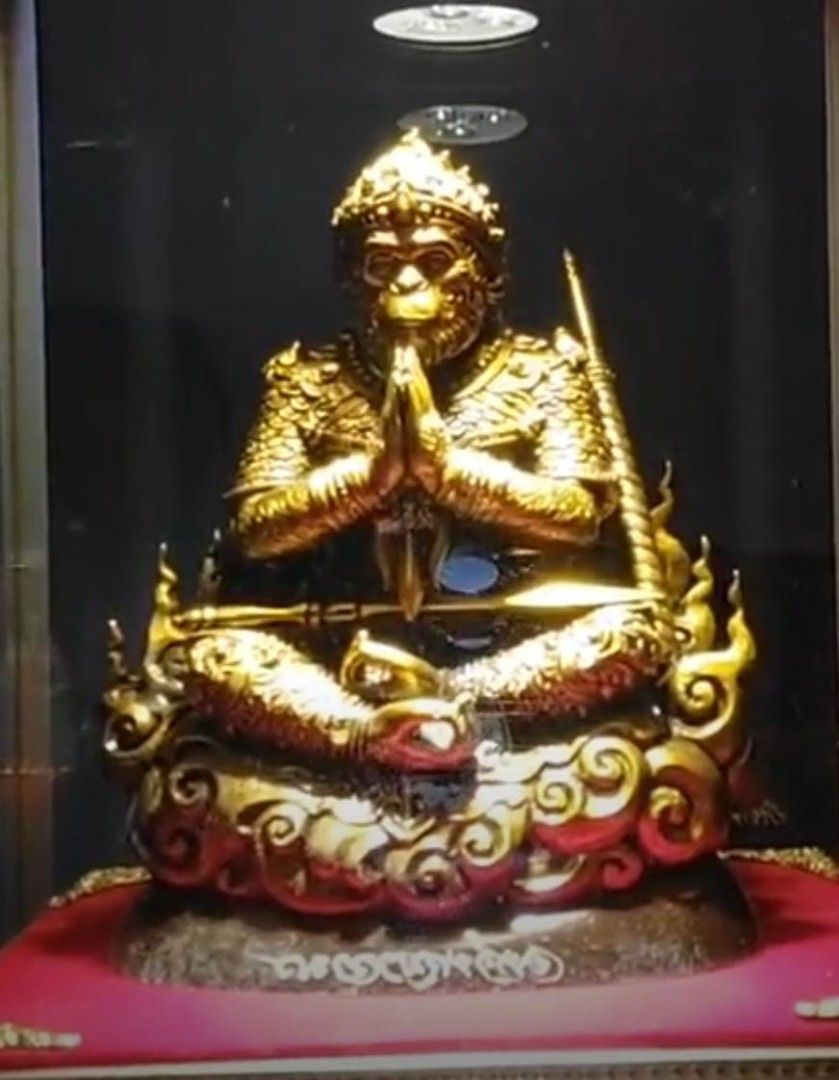 LP ANAN MONKEY GOD BUCHA THAI ORNAMENT HOUSING WITH LIGHT, Hobbies ...