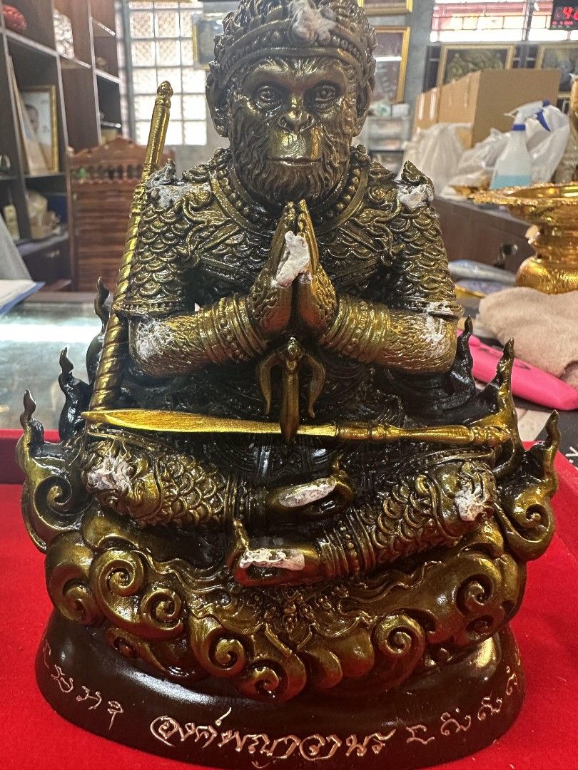 LP ANAN MONKEY GOD BUCHA THAI ORNAMENT HOUSING WITH LIGHT, Hobbies ...