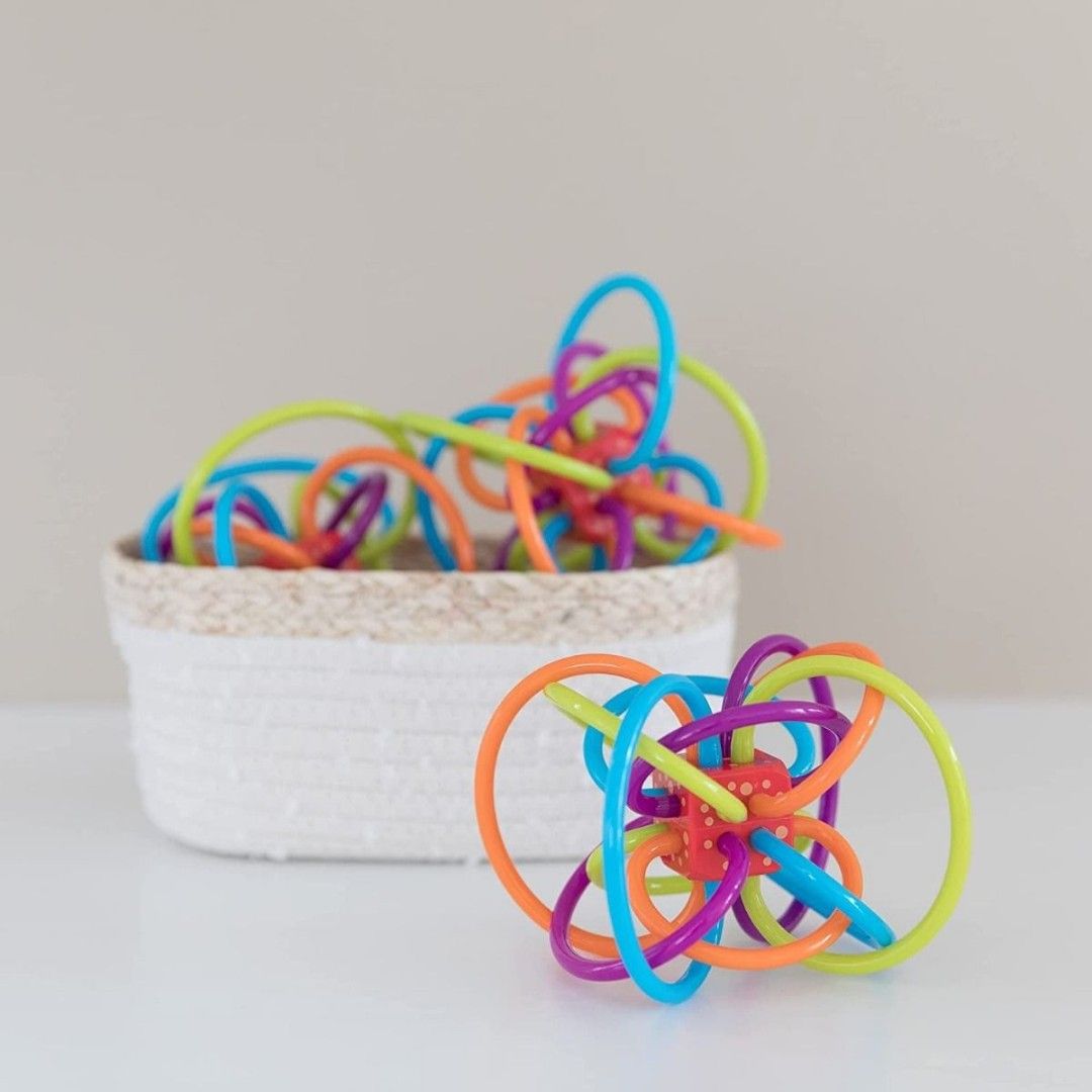 Manhattan Toy Winkel Rattle and Sensory Teether Activity Toy, Babies ...